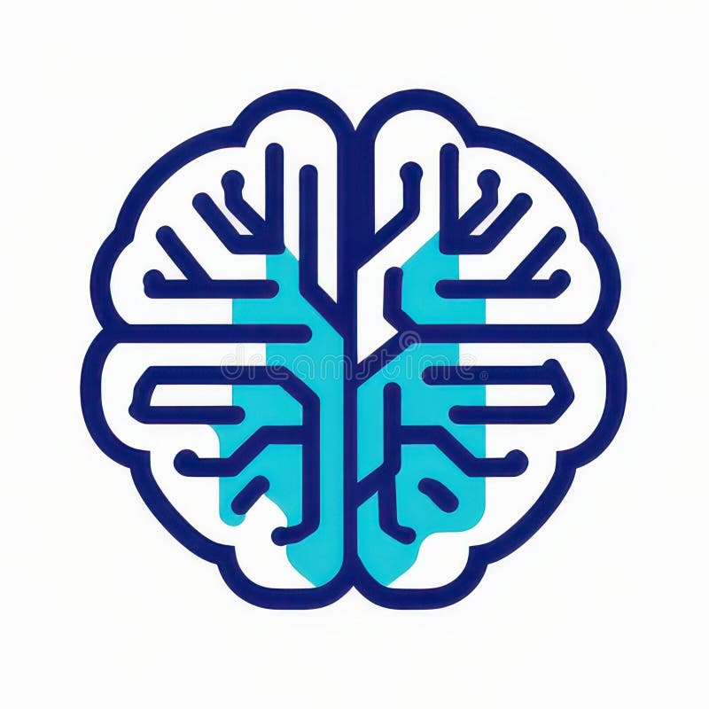 Modern Logo Design Featuring AI Elements Like Circuit Patterns and ...