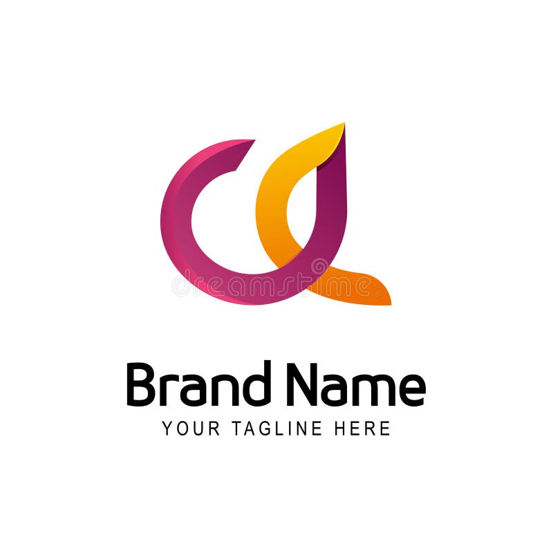 Modern Logo Design Featuring Initials CE in Gradient Colors Stock ...
