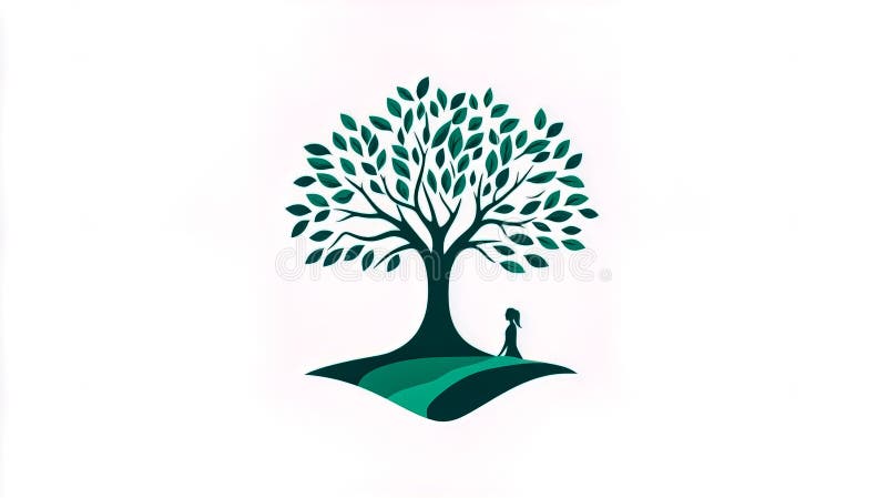Modern Logo for a Psychology Practice Featuring a Tree As the Central ...