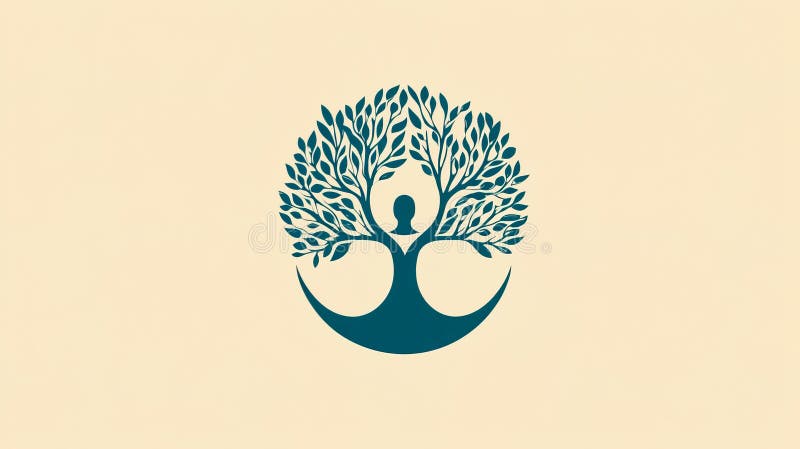 Modern Logo for a Psychology Practice Featuring a Tree As the Central ...
