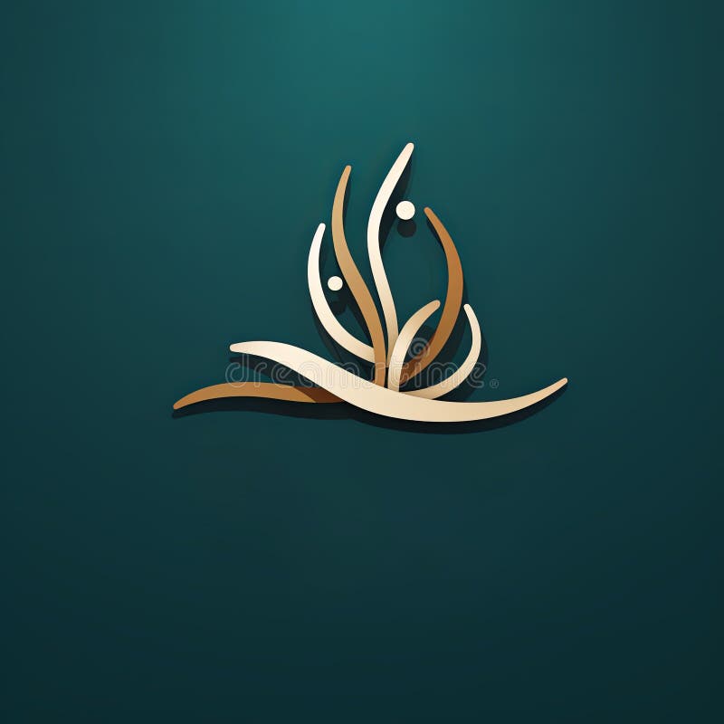 Modern Logo for Spa Center, Artistic Style Stock Illustration ...