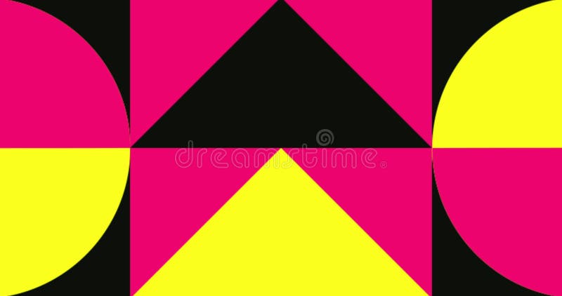 Modern Loop Animated Geometric Pattern or Background. 4K Resolution ...