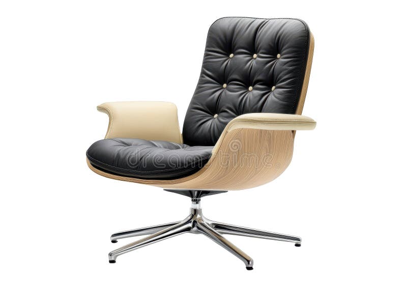 Modern Lounge Chair with Sleek Design and Comfortable Upholstery Stock ...