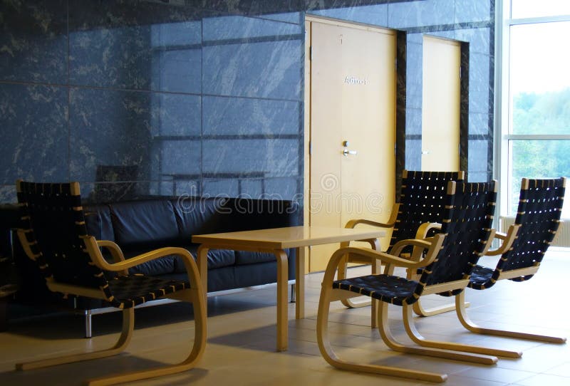 Modern lounge interior stock image. Image of chairs, comfortable - 2525053