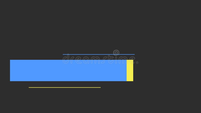 Modern Lower Third with Empty Copy Space for Writing Custom Messages ...