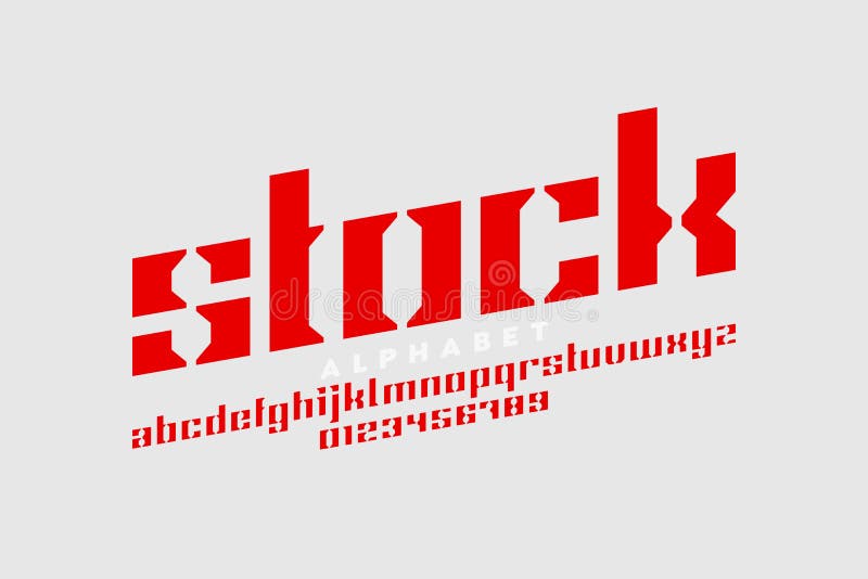 Modern Lowercase Italic Font with Movement Typography Design Element ...