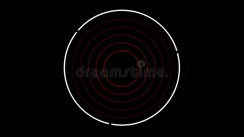 Modern Luminous Preloader, White Circular Progress Loading Bar. 3D ...