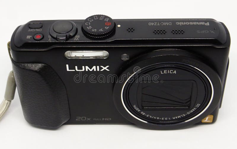 Modern Lumix TZ 40 Digital Camera Editorial Stock Photo - Image of ...