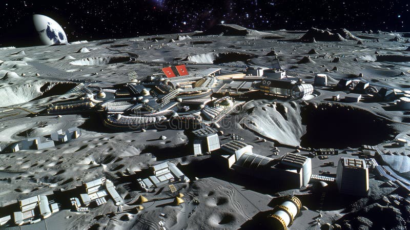 A Modern Lunar Base Focuses on Asteroid Regolith Extraction and ...
