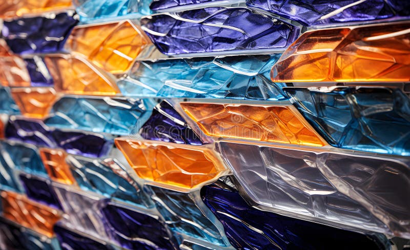 Modern Luxurious Multicolored Glass Mosaic Tile Close Up Stock Image Image Of Decor Mosaic