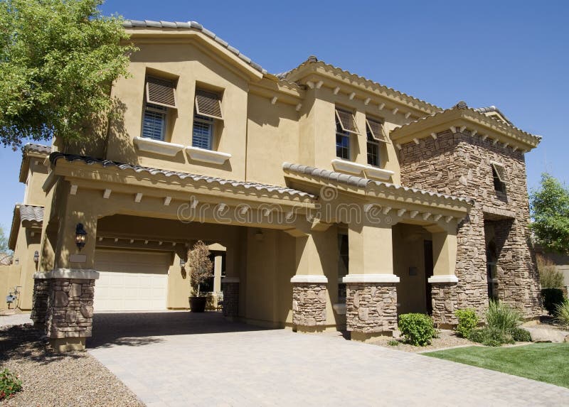 Modern Home House New stock photo. Image of valley, flat - 29566308