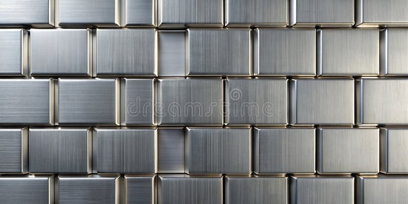 Modern Luxury Background Texture of Silver Rectangular Blocks Creative ...