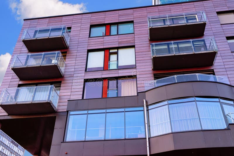 Modern Luxury Building Architecture Stock Image - Image of europe ...