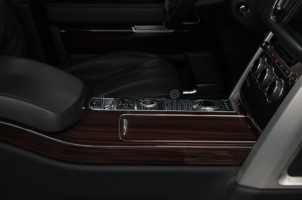 Modern Luxury Car Interior Background. Stock Photo - Image of drive ...