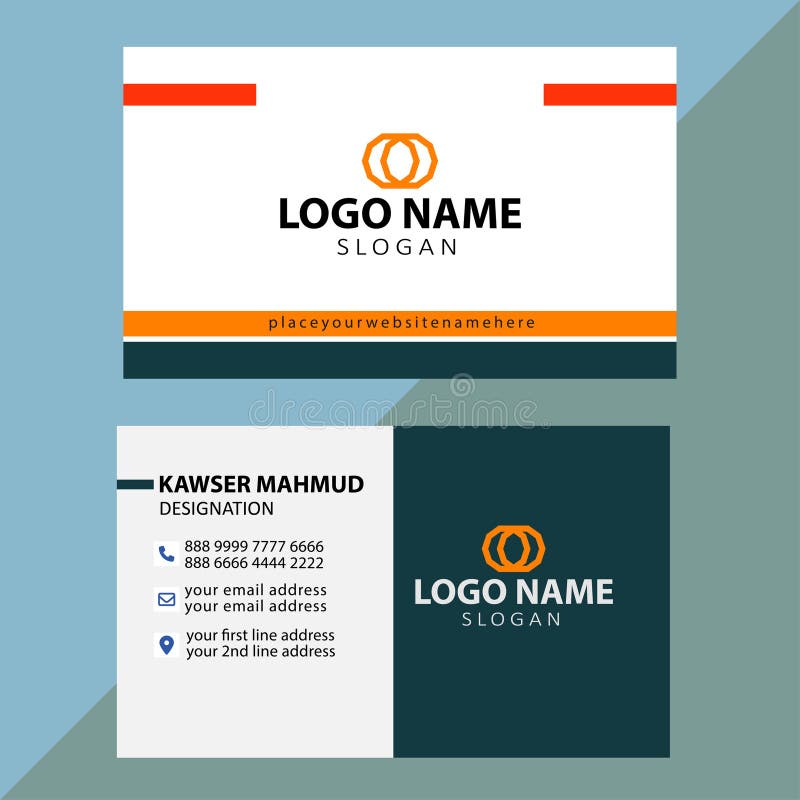 Corporate Modern and Professional Business Card Design Template Vector ...