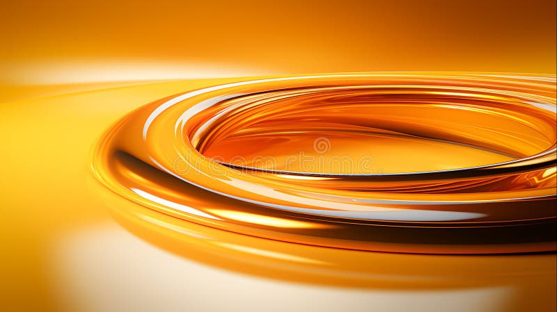 Golden Circle Abstract Background for Premium Designs, Generative Ai ...