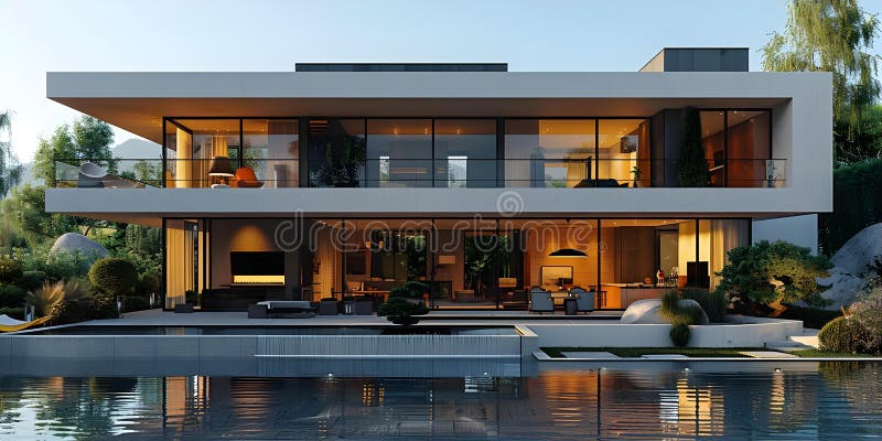 Modern Luxury Home with Smart Technology in the Style of Minimalist ...
