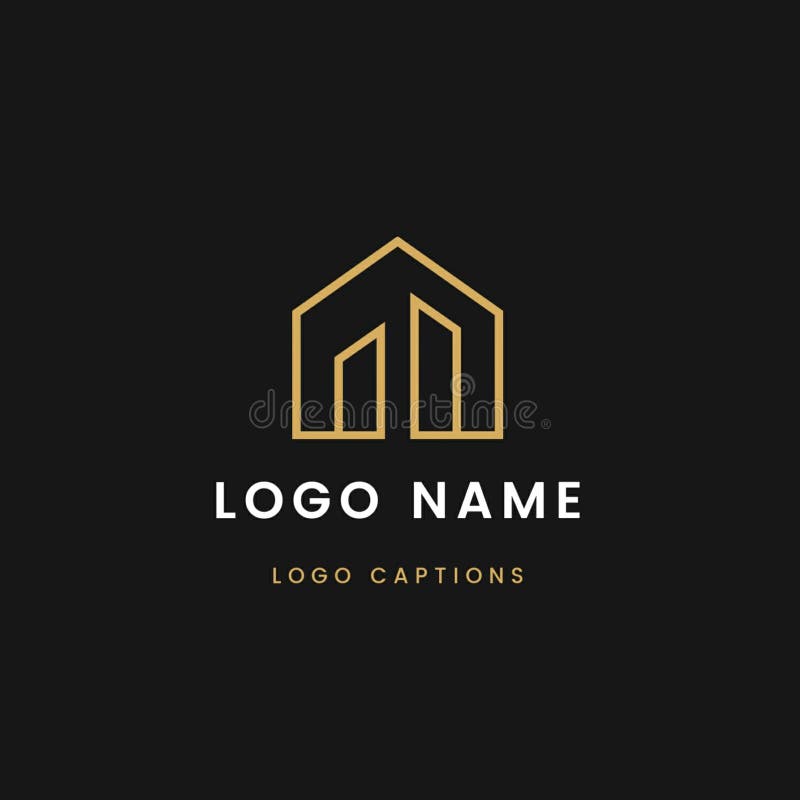 Modern and Luxury Property Logo Design Stock Vector - Illustration of ...