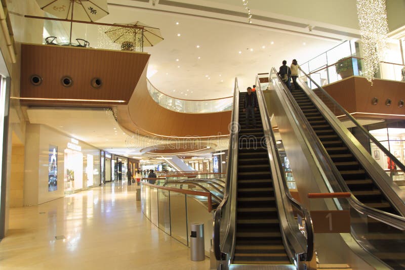 Modern Luxury Shopping Mall Editorial Photography - Image of commercial ...