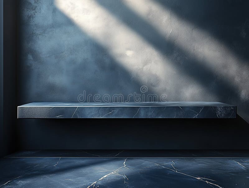 Modern Luxury Studio with Abstract Dark Walls and Gradient Textures for ...