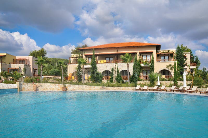 The Arabic Style Villas in Luxury Hotel Stock Image - Image of hotel ...