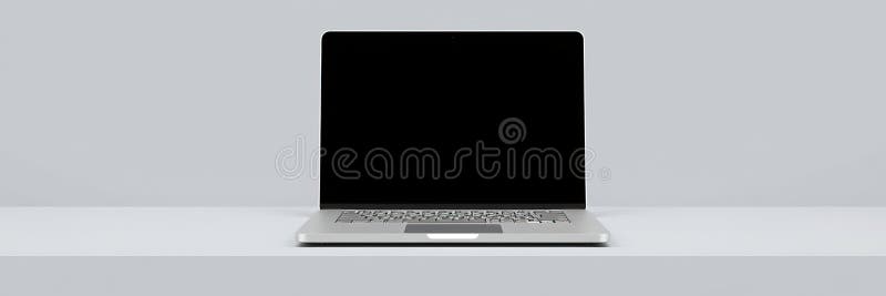 Modern MacBook Pro Mockup Blank Screen Design Template for Creative ...