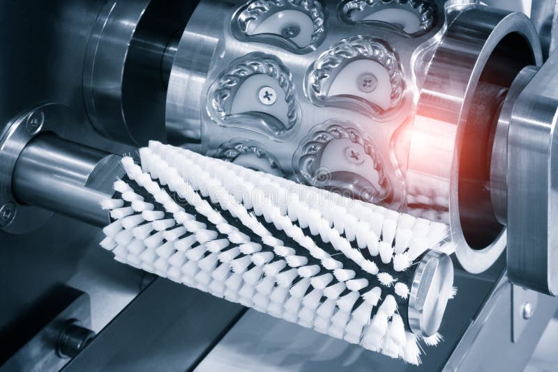 Modern Machine for Solid Packaging in Factory, Industrial Concept Stock ...