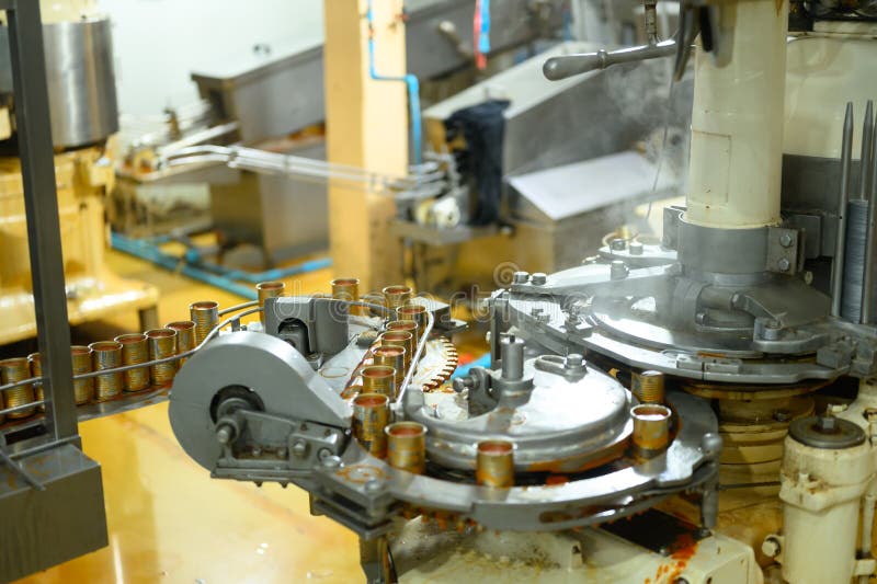 Modern Machinery Used Food Packaging Processing Industry Stock Photos ...