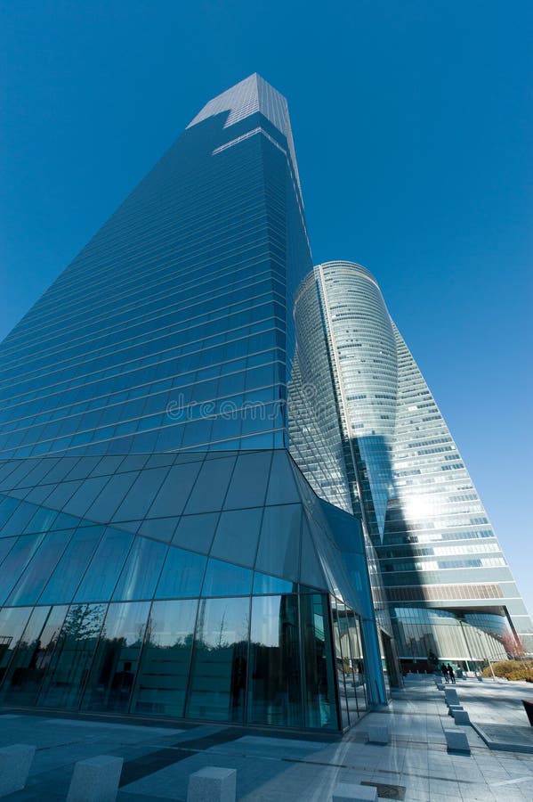 Modern Madrid stock photo. Image of glass, structure - 54639306