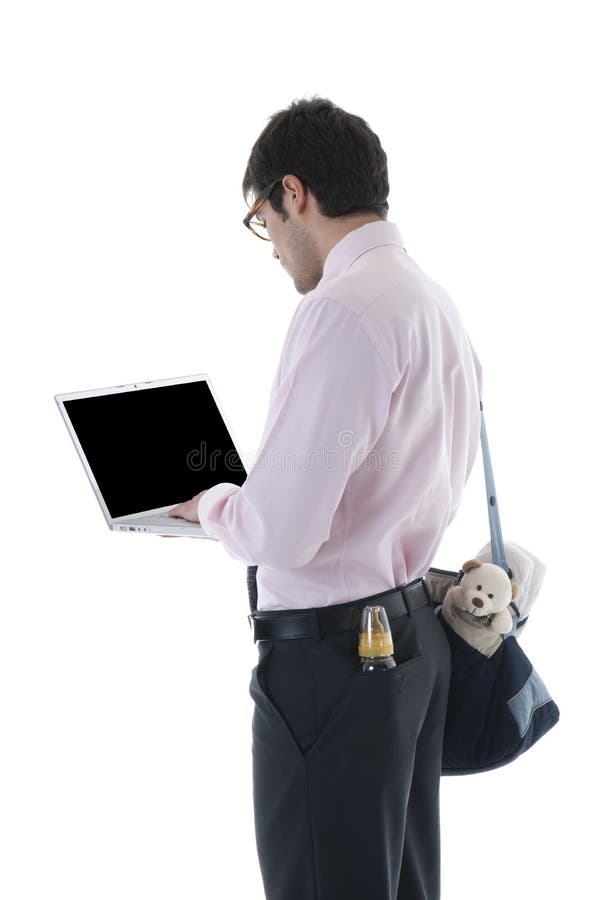 Modern man stock image. Image of holding, multi, color - 14258669