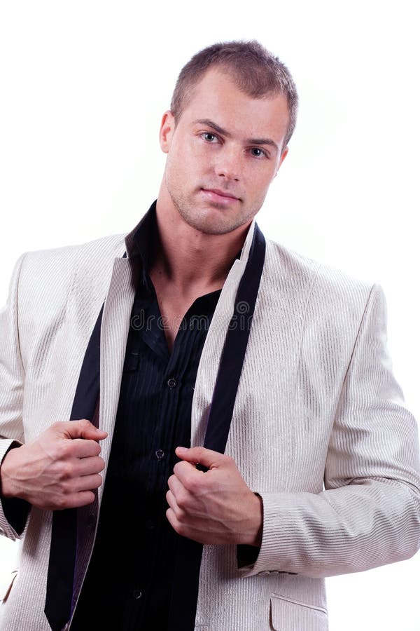 Modern man stock image. Image of studio, pretty, male - 16823043