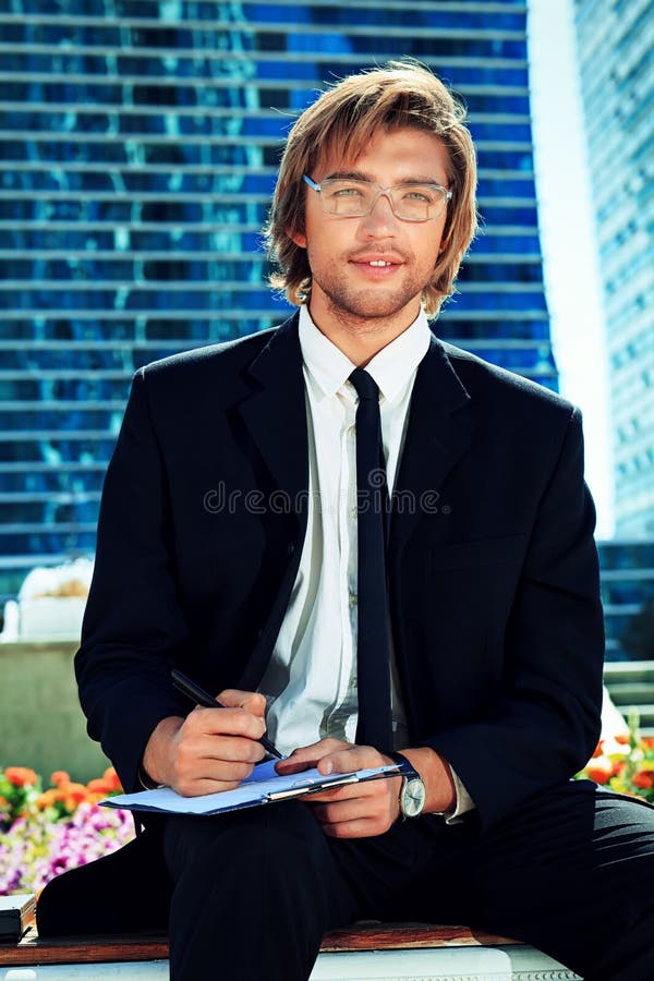 Modern man stock photo. Image of happy, positive, life - 28085092