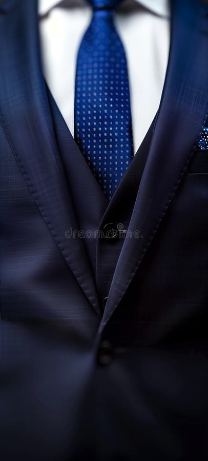 Modern Man in a Luxury Elegant Business Suit Stock Illustration ...
