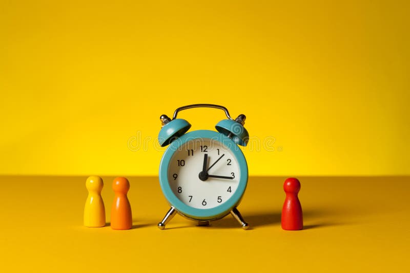 Modern Manage of Working Time in Business Stock Photo - Image of ...