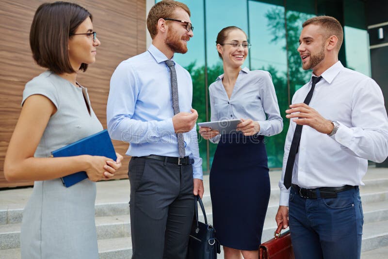 Modern managers stock image. Image of group, business - 74548707