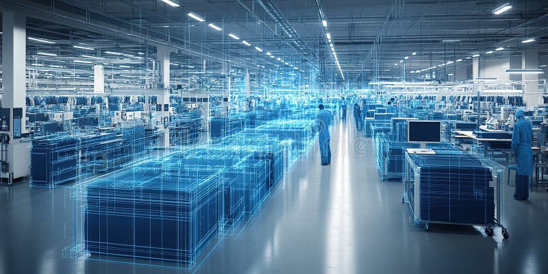 Modern Manufacturing Facility Showcasing Advanced Technology and ...