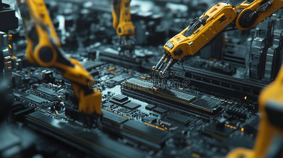 The Modern Manufacturing Sector Utilizes Automated Assembly Lines that ...