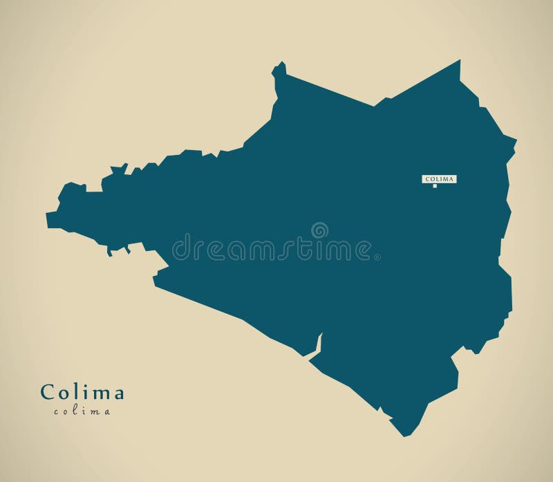 Colima Regional Flag, United Mexican States, Mexico Stock Vector ...