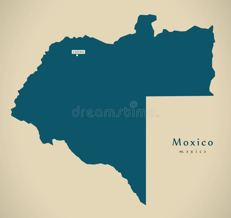 Modern Map - Moxico AO stock illustration. Illustration of provinces ...