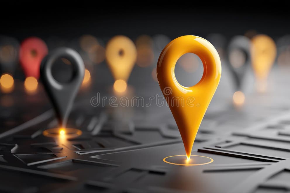 Modern Map Navigation, Pinpointing the Perfect Location in a Peaceful ...