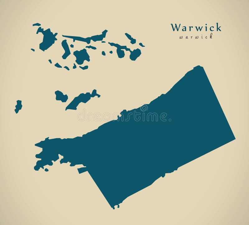 Modern Map - Bermuda Colored Flag BM Stock Illustration - Illustration ...