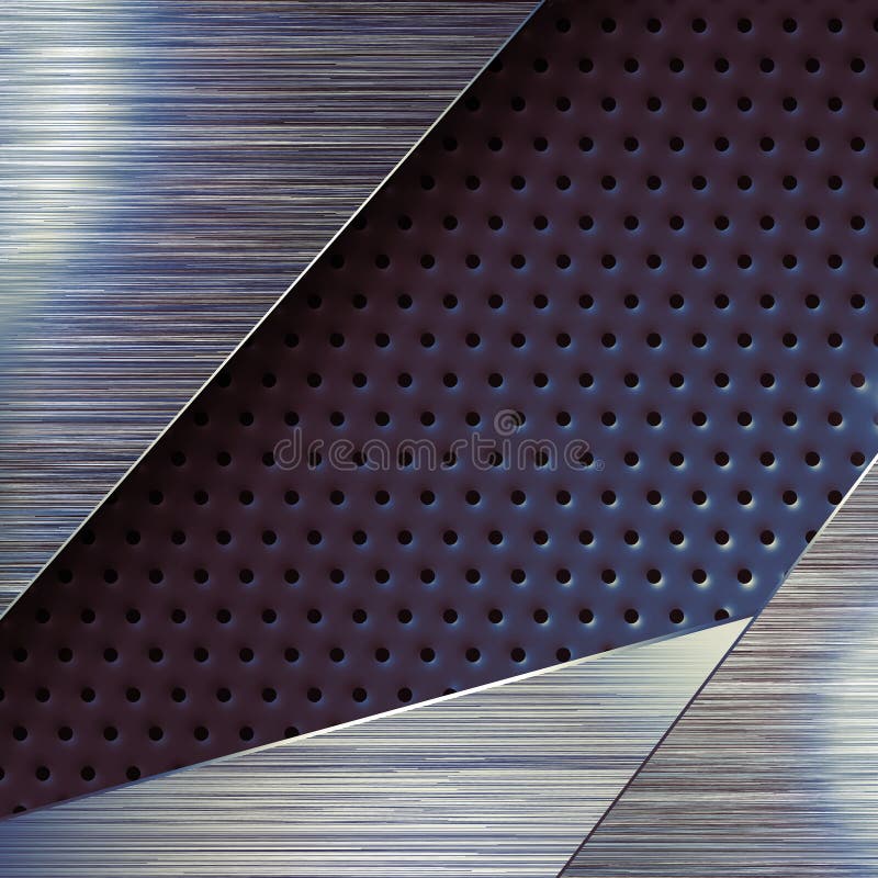 Modern Mat Metal Surface Background Stock Illustration - Illustration ...