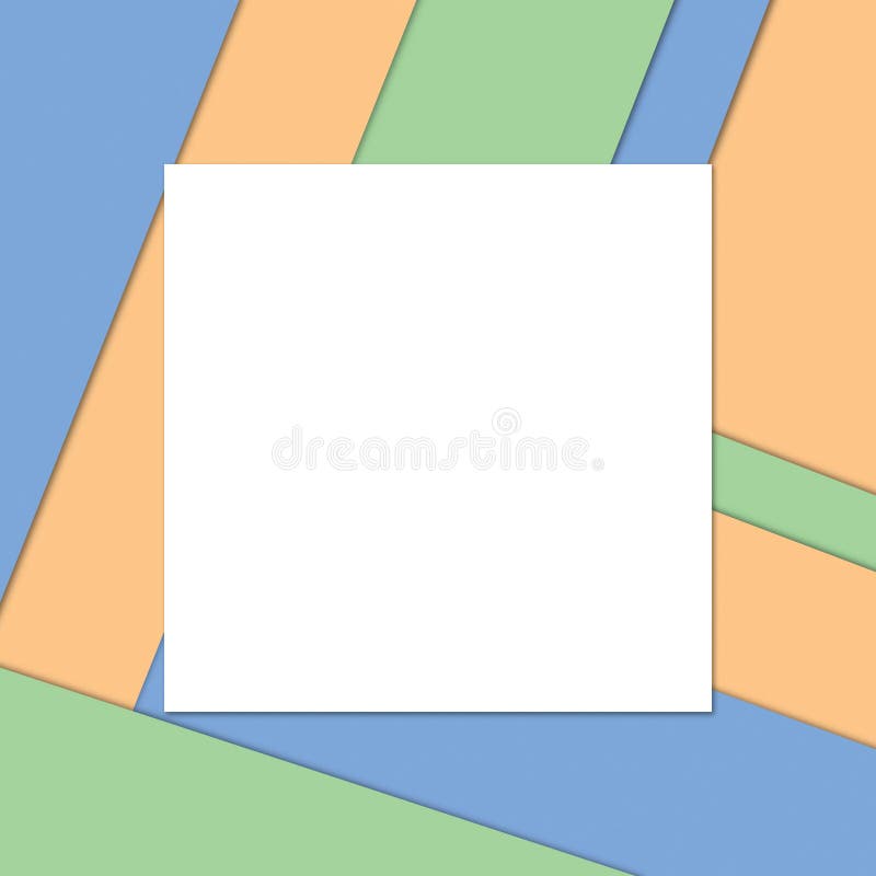 Modern Material Design, Color Paper Composition, Abstract Banner and ...