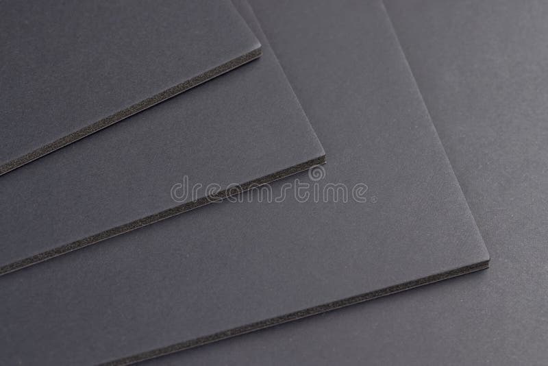 Modern Material Made Black Paper Foam Creative Work Stock Photos - Free ...