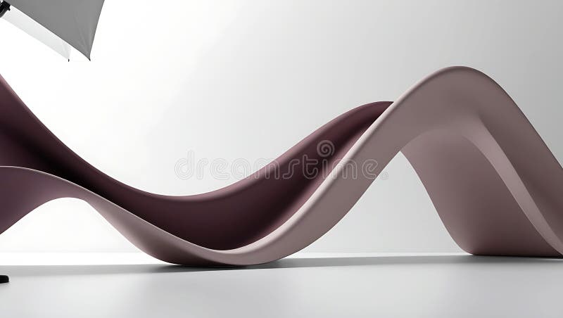 Modern Mauve Sofa Design in Minimalist Studio Setting Stock ...