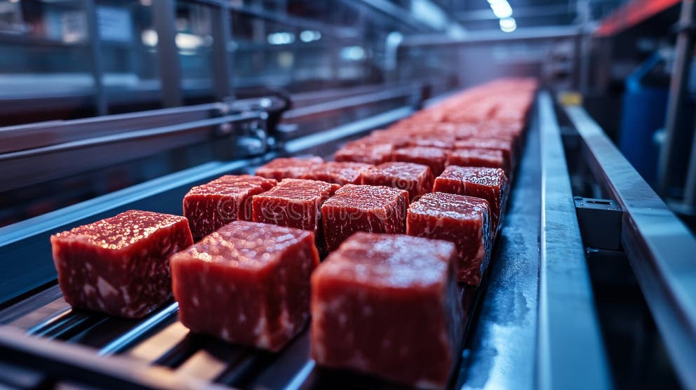 Modern Meat Processing As Seen through the Beef Steak Production Line ...