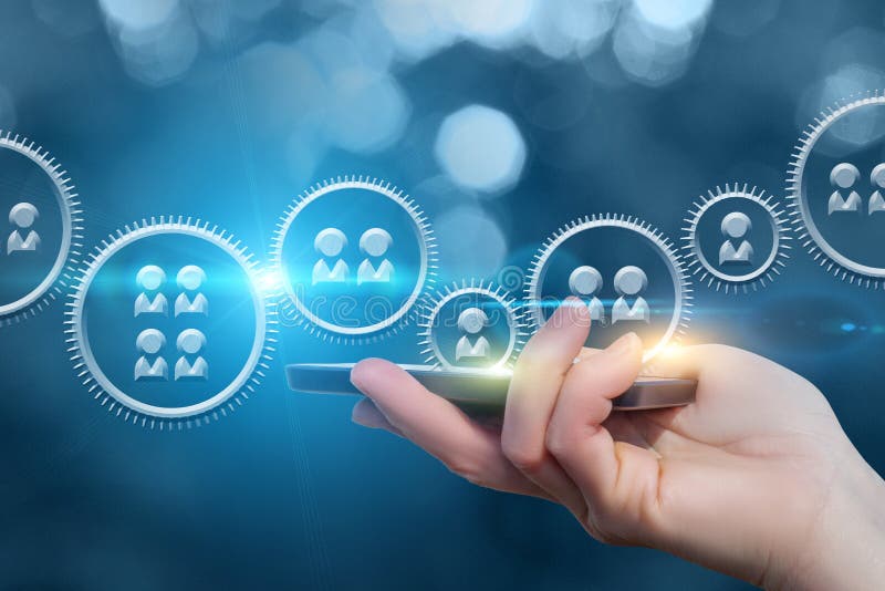 The Modern Mechanism of Control . Stock Image - Image of innovation ...