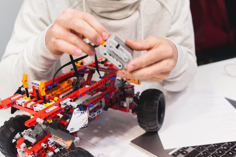 Modern Mechatronics Robotic Construstor Creation Editorial Photography ...