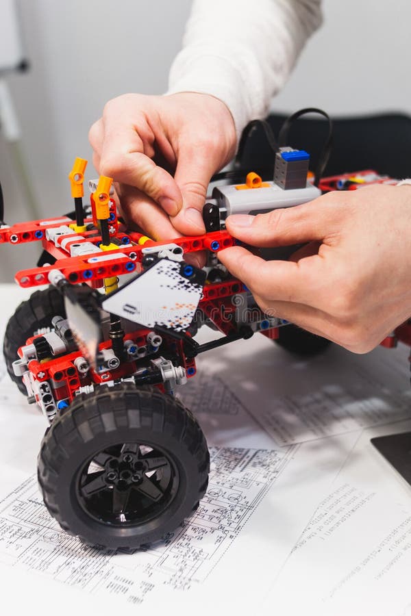 Lego Technic Constructor Mechatronics Breadboard Editorial Stock Photo ...