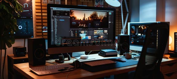 Modern Media Company Website Interface with Digital Content and Sleek ...